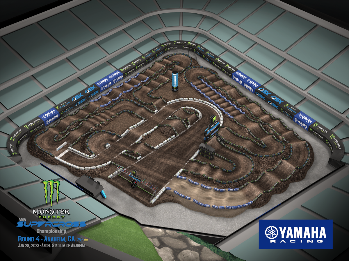 ANAHEIM 2 TRACK MAP