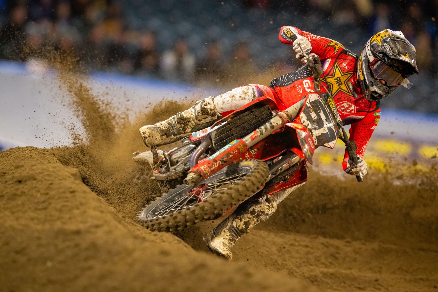 Top 10 score for Justin Barcia at Anaheim 2 Supercross
